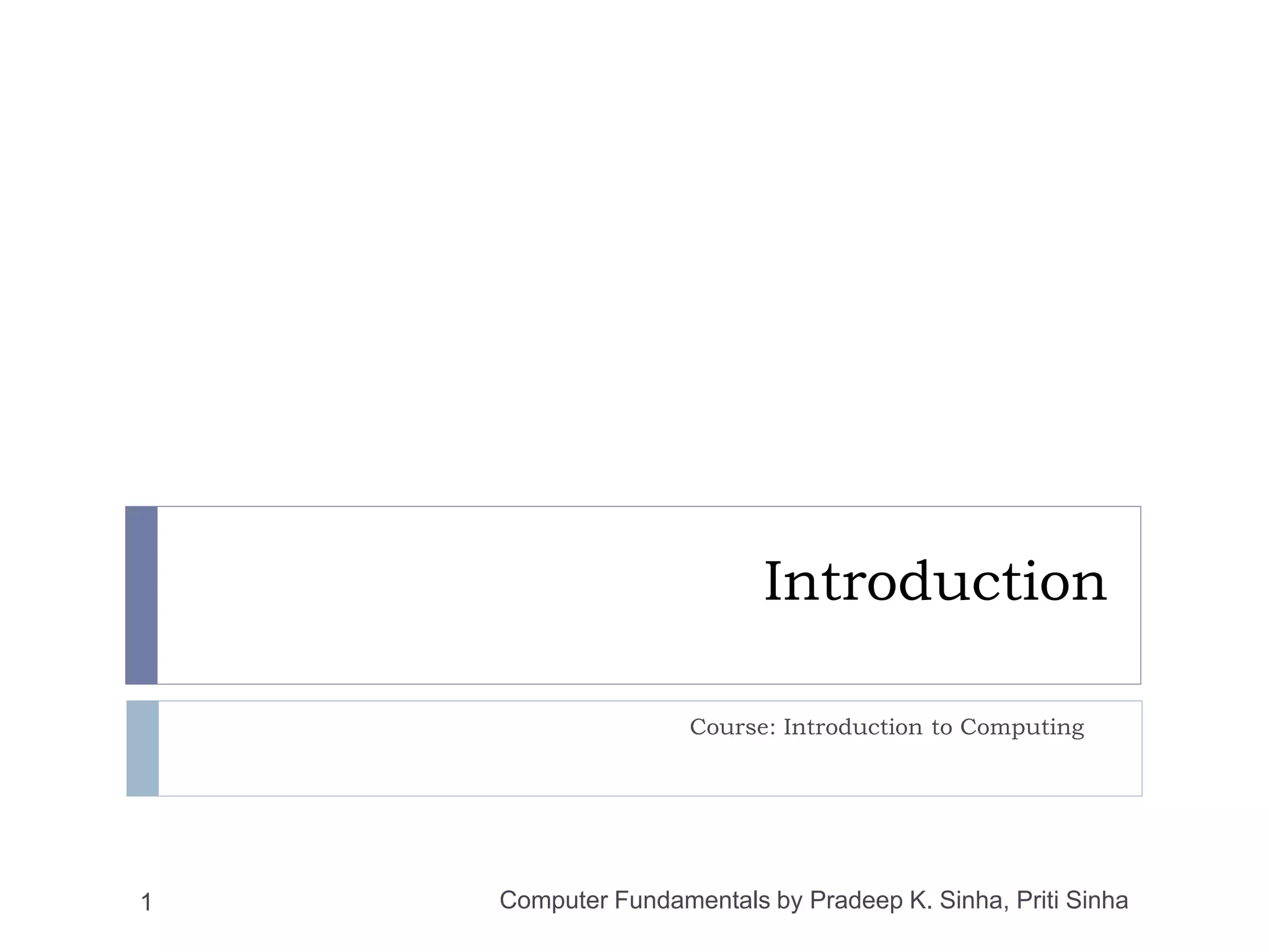 Chapter 1 introduction | PPT