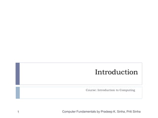 Chapter 1 introduction | PPTX