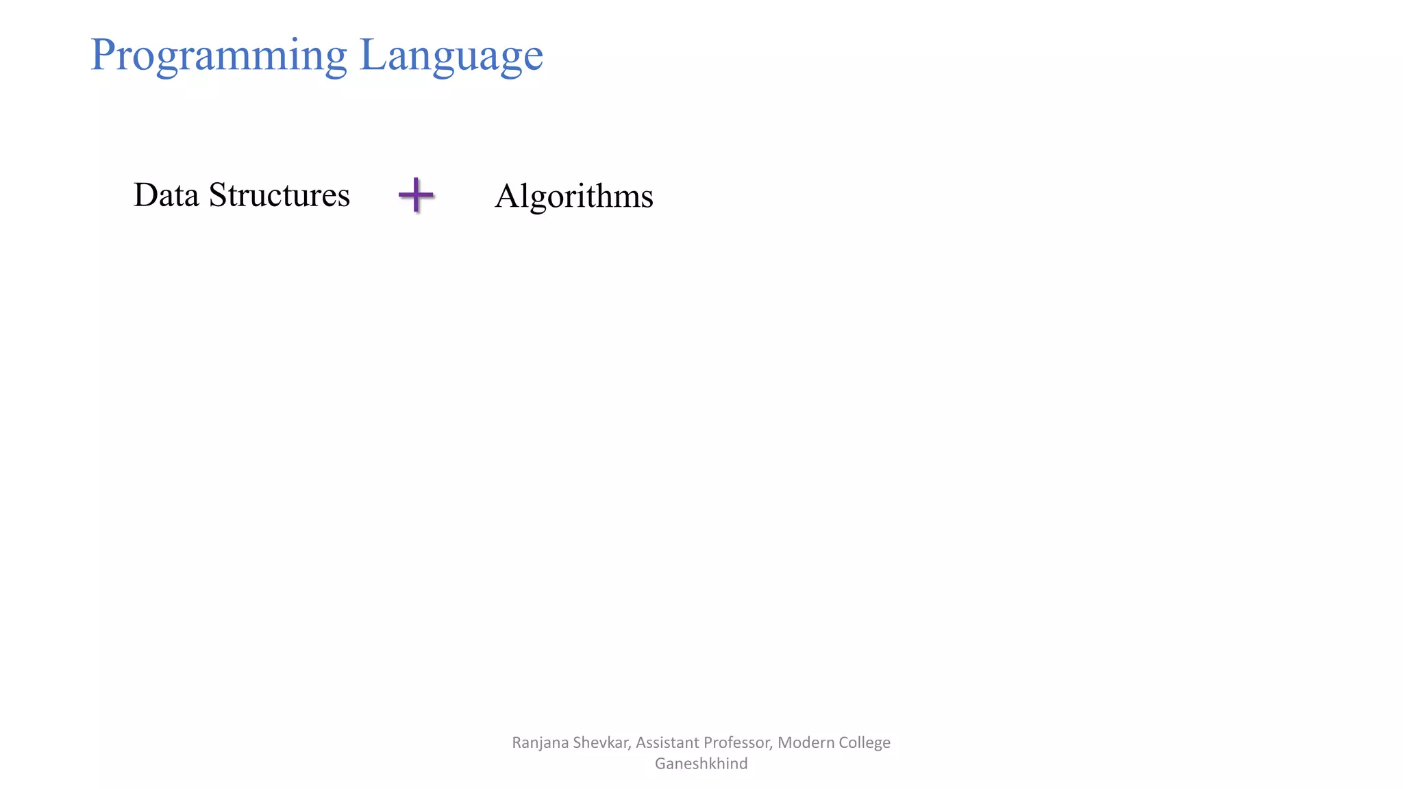 Paradigms Of Programming Languages Ch1 Introductionpptx Programming Languages Computing