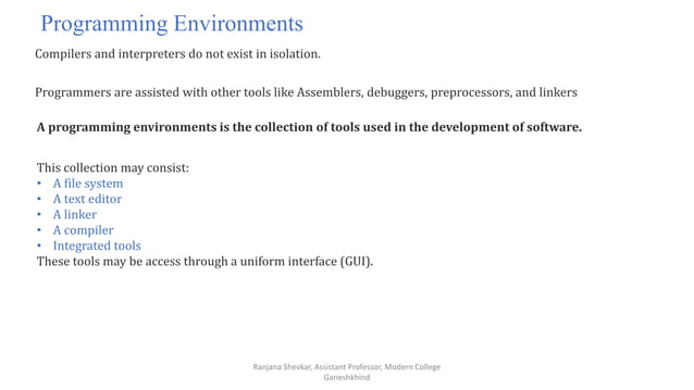 Paradigms Of Programming Languages Ch1 Introductionpptx Programming