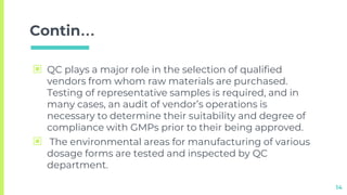 Chapter 1 QA & QC, ROLES AND RESPONISIBILITIES | PPTX