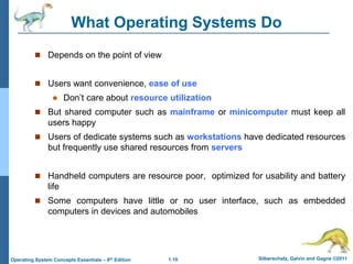 Operating System Chapter Introduction 1 | PPT | Computing | Technology & Computing