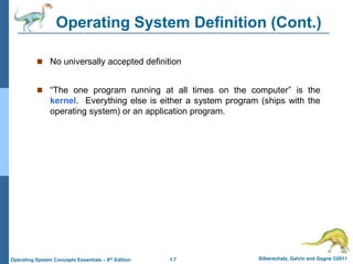 Operating System Chapter Introduction 1 | PPT | Computing | Technology ...