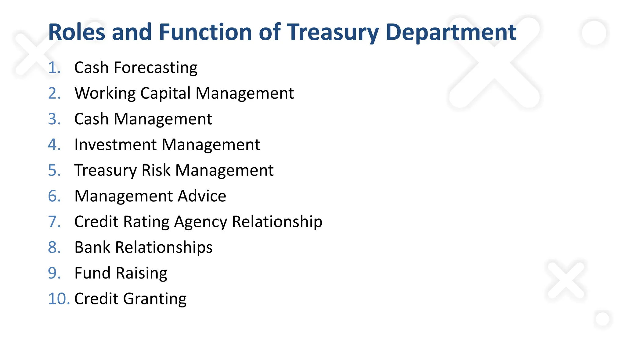 Chapter 1 Introduction to Treasury Management | PPTX