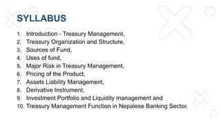 Chapter 1 Introduction to Treasury Management | PPTX