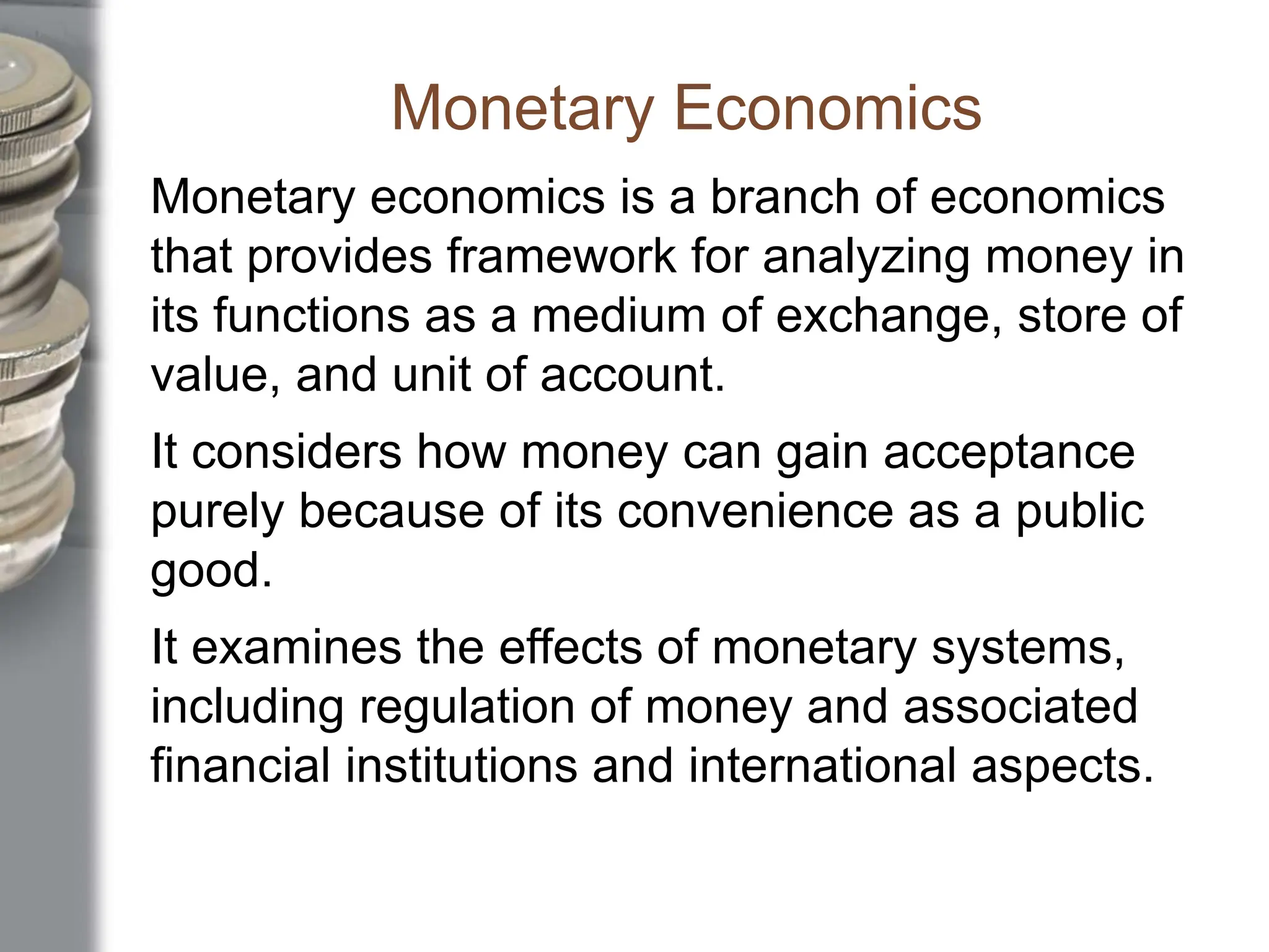 The Introduction of Monetary Economics.. | PPT