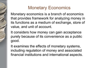 The Introduction of Monetary Economics.. | PPT