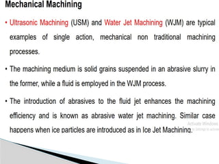 Chapter 1 Introduction to advanced machining methods | PPTX
