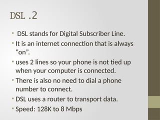 chapter1_introduction to internet presentation | PPTX