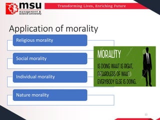 INTRODUCTION TO MORAL EDUCATION FOR BACH | PDF