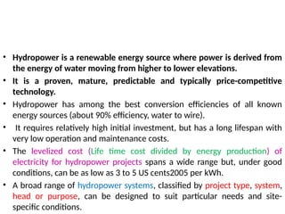 Introduction to hydropower engineering Chapter 1 Introduction HPE.pptx