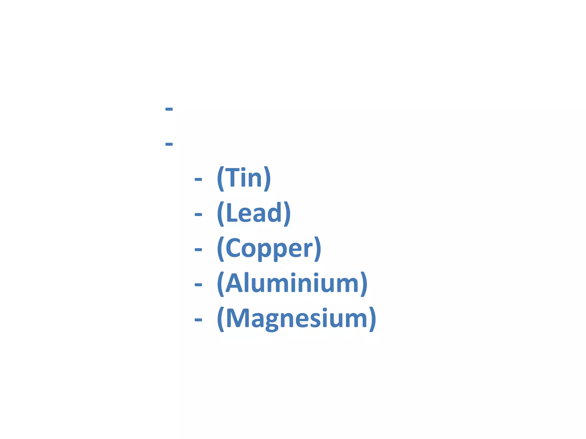 Chapter1 introduction metallurgy | PPT | Chemistry | Science
