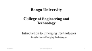 chapter_1_Introduction to Emerging Technologies | PPT