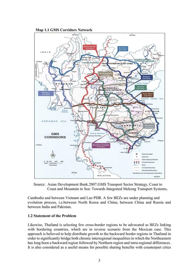 Chapter 1: Introduction of Dissertation Titled Border Economic Zones and Development Dynamics in ...