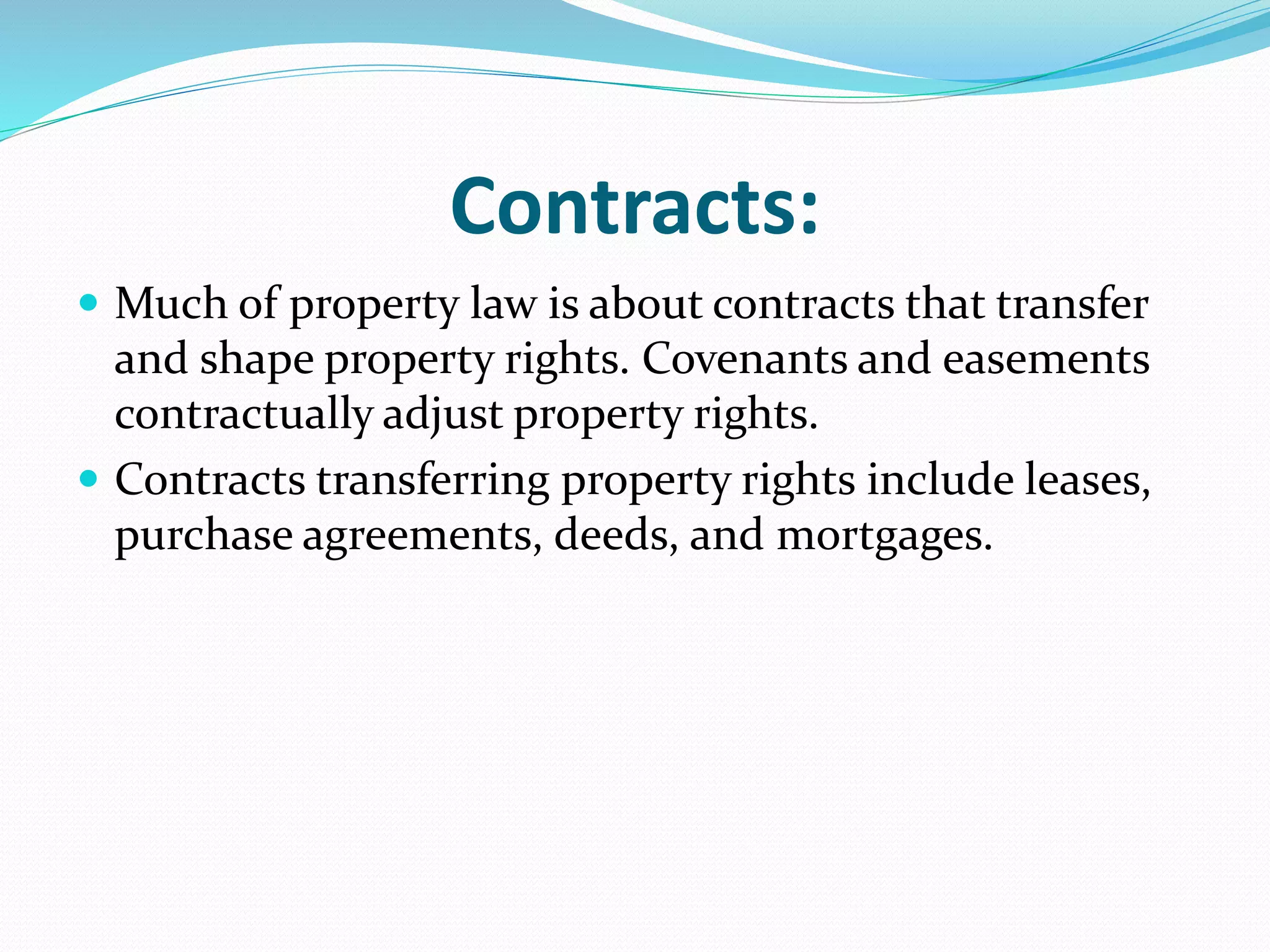 Chapter 1 introduction of law of property | PPTX