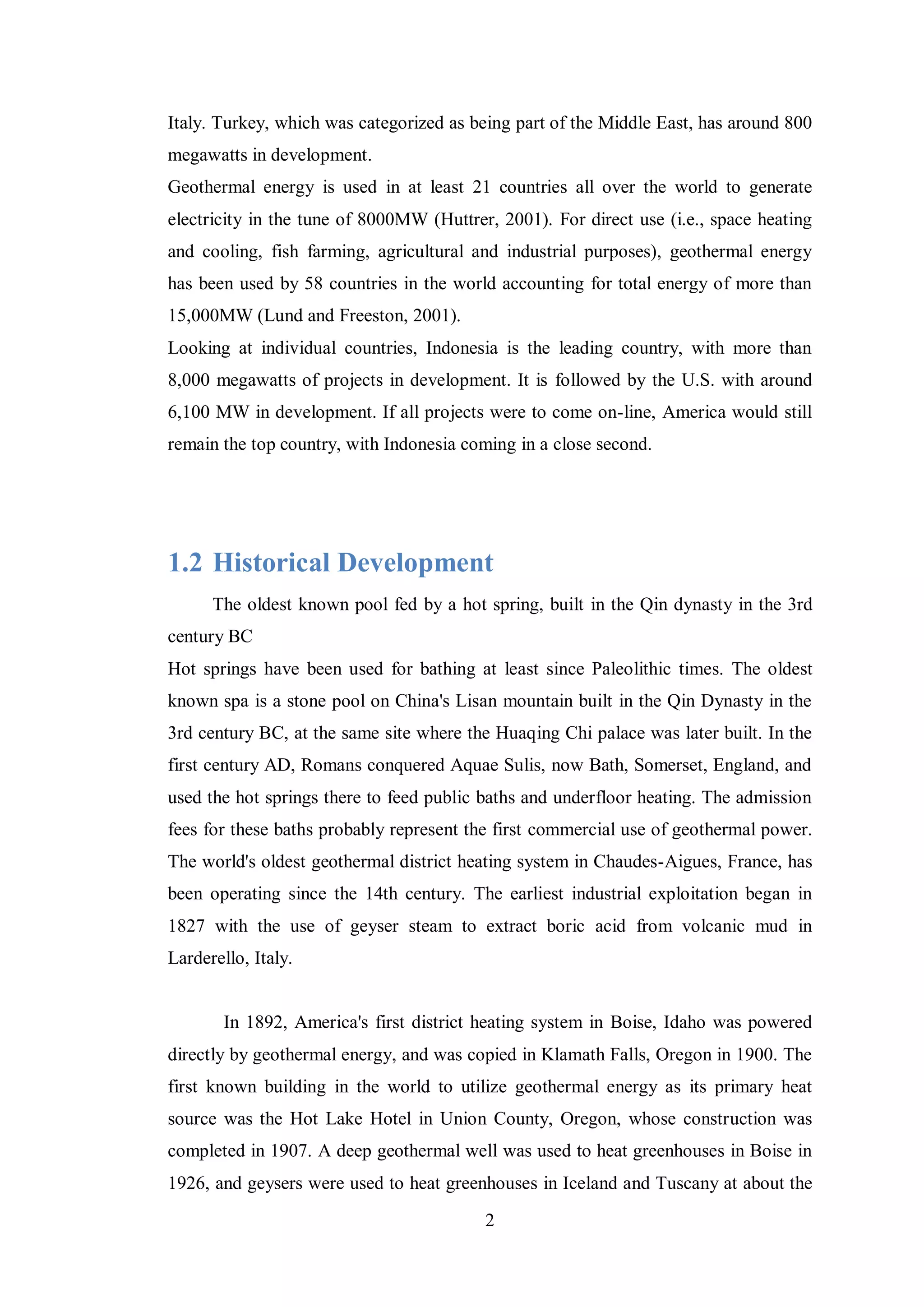 Geothermal Energy | PDF