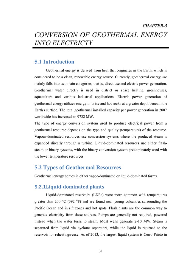 Geothermal Energy | PDF