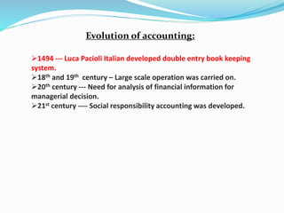 Introduction to accounting | PPTX | Stocks and Bonds | Personal Investing