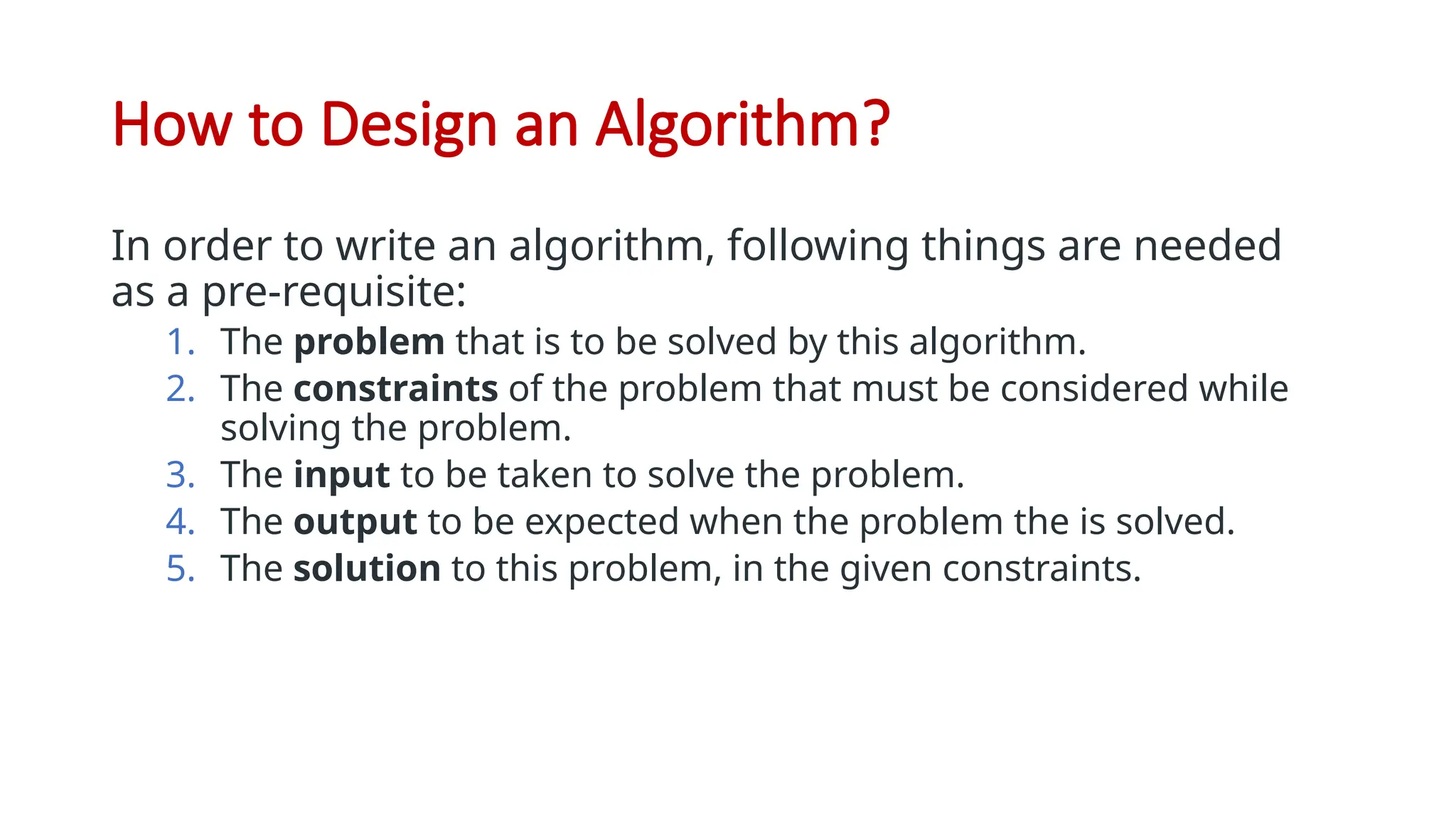 Chapter #1 (Introduction To Algorithms).pptx | Programming Languages | Computing