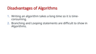 Chapter #1 (Introduction To Algorithms).pptx | Programming Languages ...