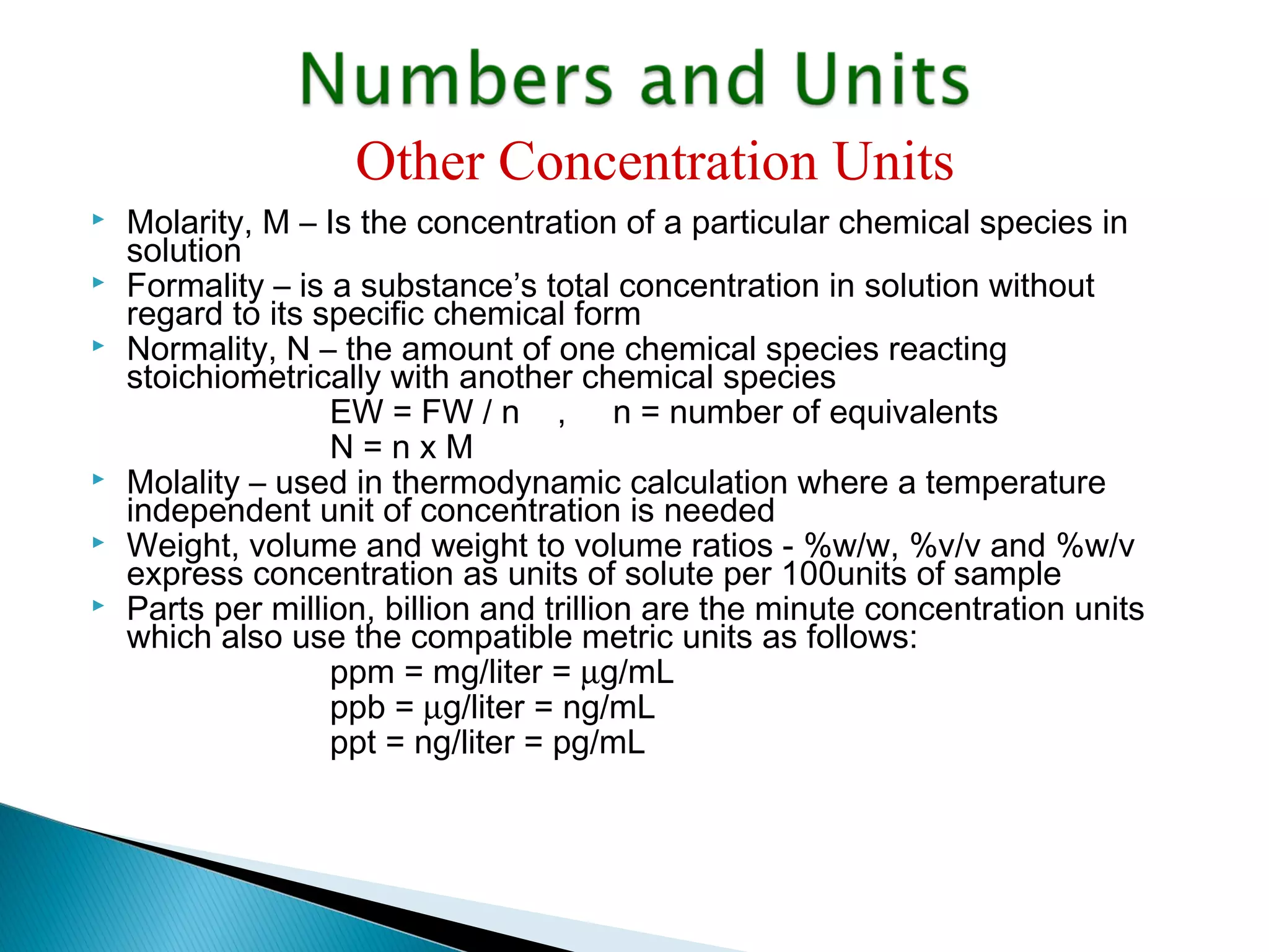 Chapter 1 introduction to analytical chemistry | PPT