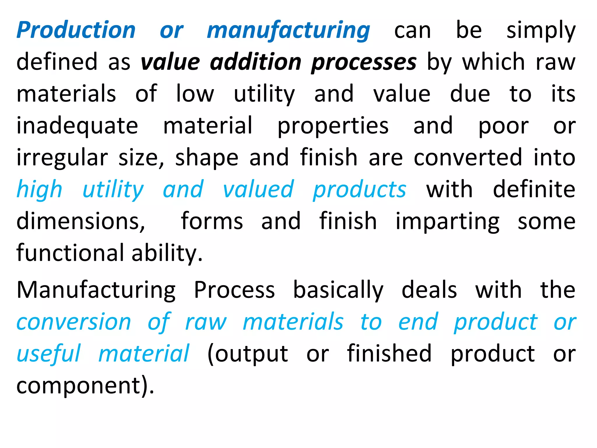 Chapter 1 introduction to casting process | PPTX