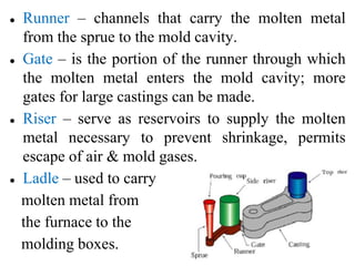 Chapter 1 introduction to casting process | PPTX
