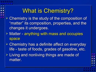 Chemistry - Chp 1 - Introduction To Chemistry - PowerPoint | PPT