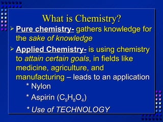 Chemistry - Chp 1 - Introduction To Chemistry - PowerPoint | PPT