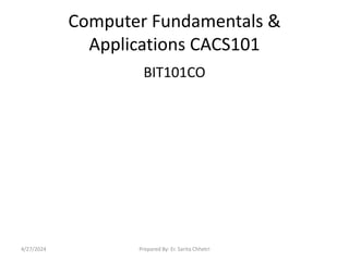 Introduction to Computer By Sulav Acharya | PPT
