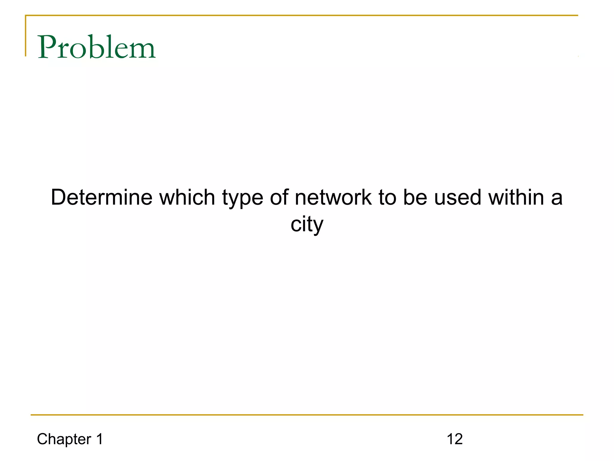 Chapter 1 Introduction To Computer Networks Ppt