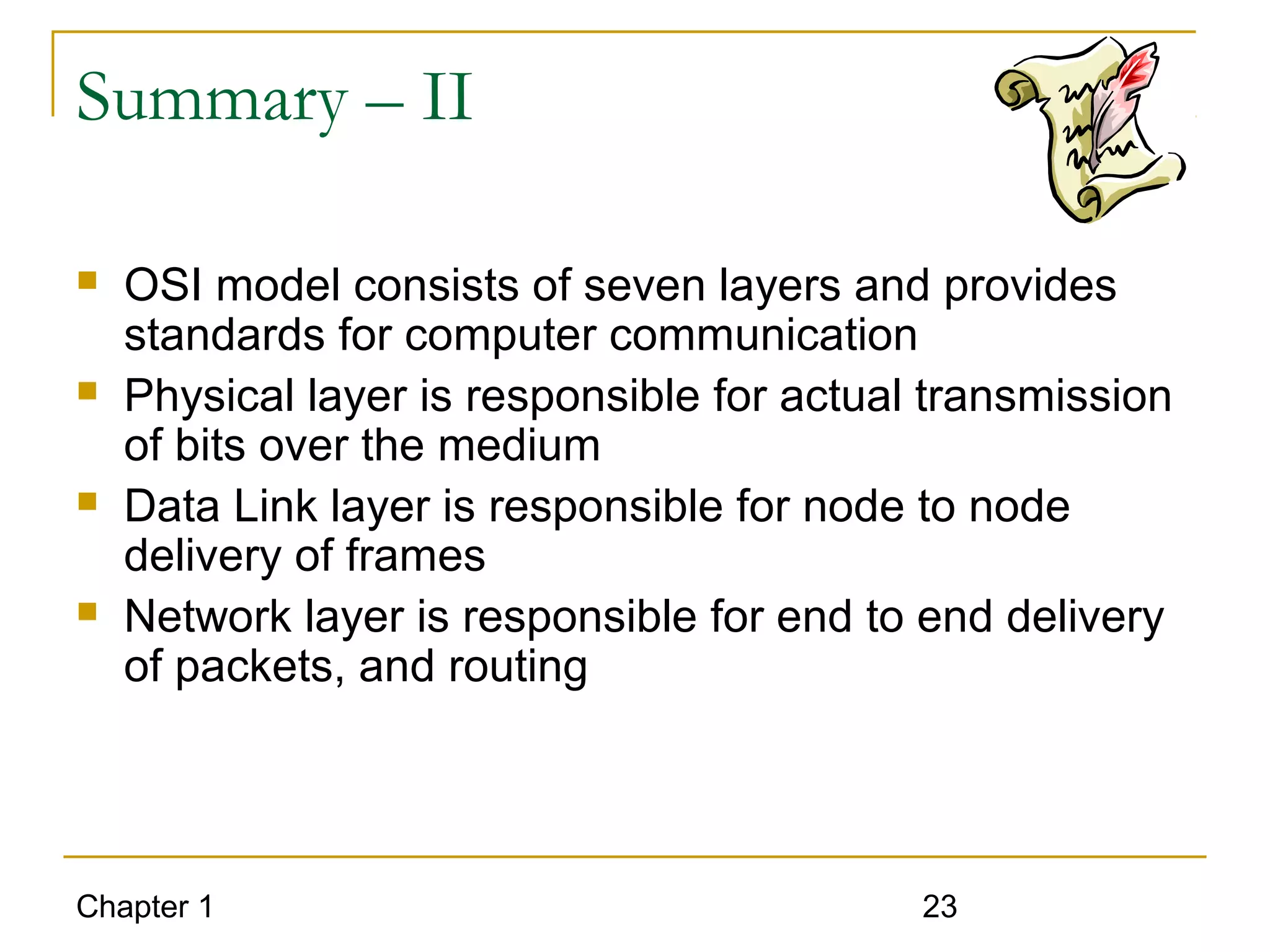 Chapter 1 Introduction To Computer Networks Ppt