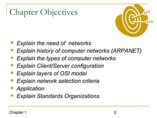 Chapter 1 introduction to computer networks | PPT