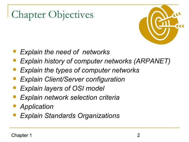 Chapter 1 introduction to computer networks | PPT