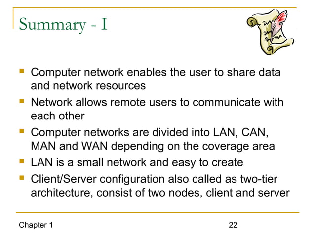 Chapter 1 introduction to computer networks | PPT