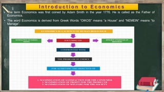 Introduction to economics | PPTX