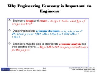 Chapter 1 introduction to engineering economy | PPT