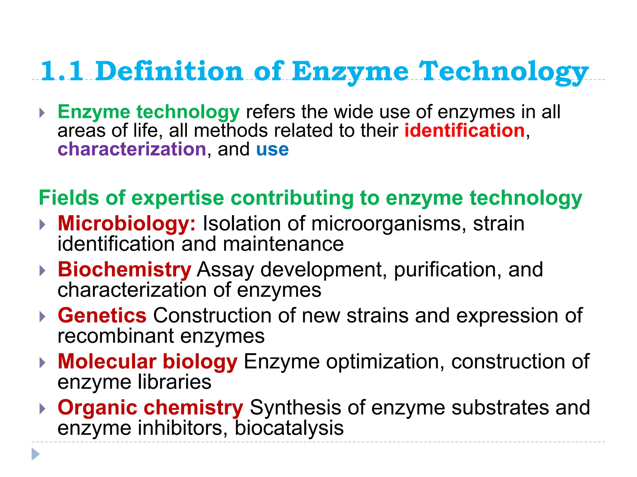 Chapter 1 Introduction to Enzyme Technology.pptx