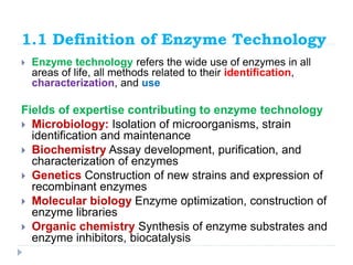 Chapter 1 Introduction to Enzyme Technology.pptx