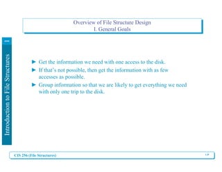 Chapter 1_ Introduction to File Structures.pdf | Databases | Computer Software and Applications