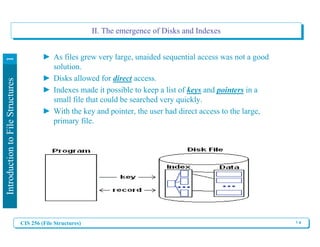 Chapter 1_ Introduction to File Structures.pdf | Databases | Computer Software and Applications