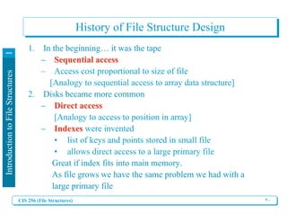 Chapter 1_ Introduction to File Structures.pdf | Databases | Computer Software and Applications