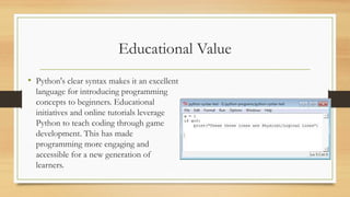 CHAPTER 1 INTRODUCTION TO GAME PROGRAMMING AND PYTHON.pptx
