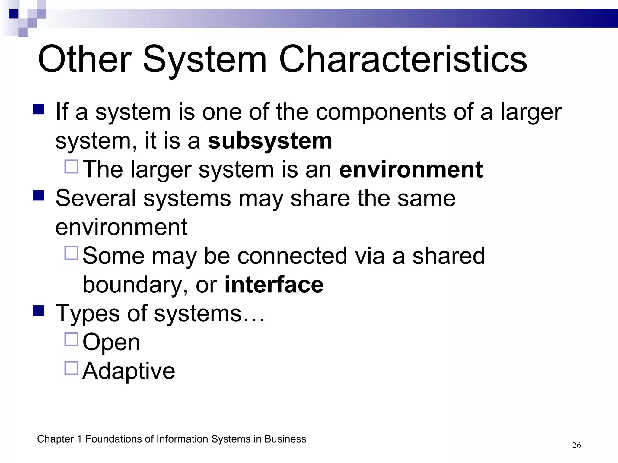 Chapter 1 introduction to information system | PPT