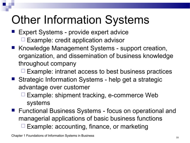 Chapter 1 introduction to information system | PPT | IT and Internet ...