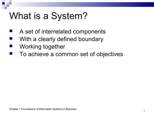 Chapter 1 introduction to information system | PPT | IT and Internet ...