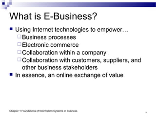 Chapter 1 introduction to information system | PPT