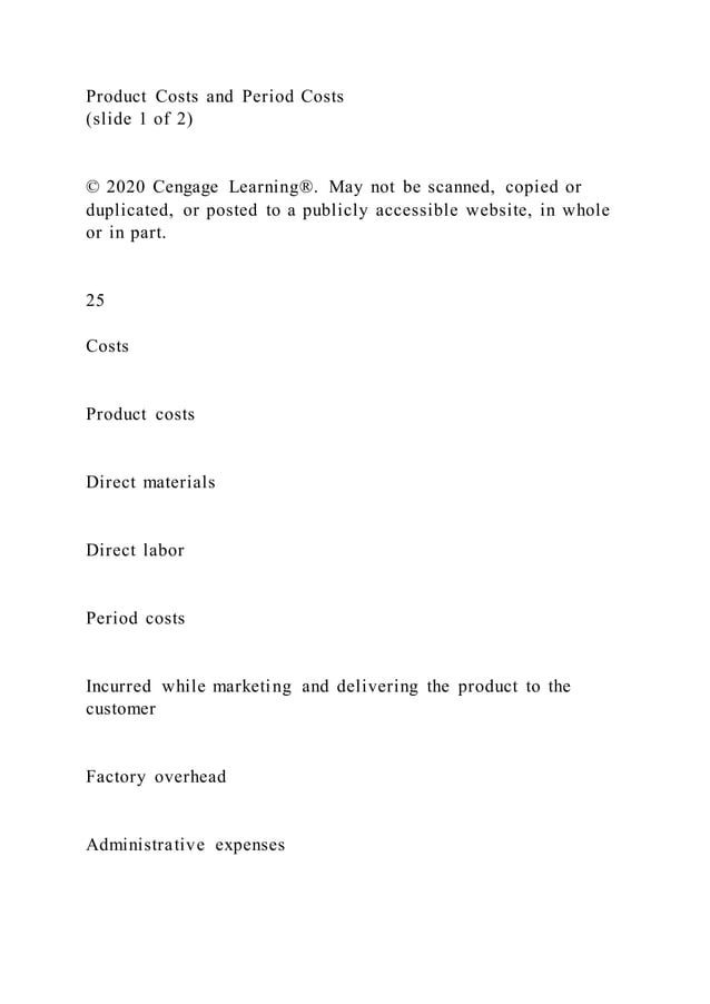 Chapter 1Introduction to Managerial AccountingDifferen | DOCX