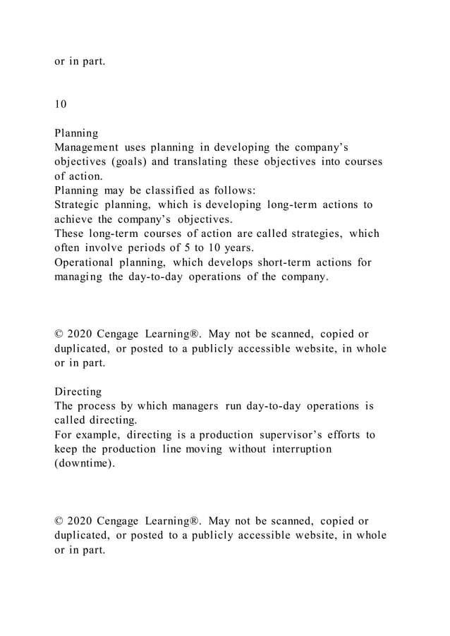 Chapter 1Introduction to Managerial AccountingDifferen | DOCX