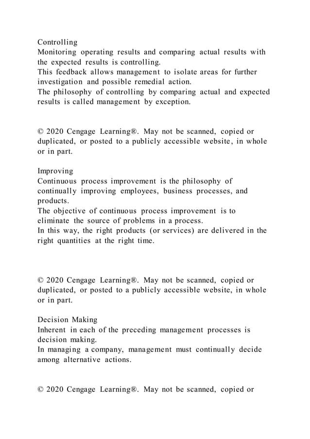 Chapter 1Introduction to Managerial AccountingDifferen | DOCX